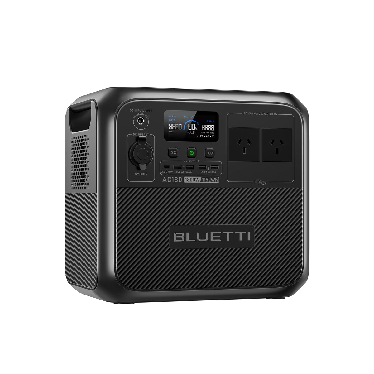 [Phased Out]BLUETTI AC180 Portable Power Station | 1,800W 1,152Wh ...